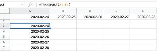 How to Transpose Data in Google Sheets | Blog