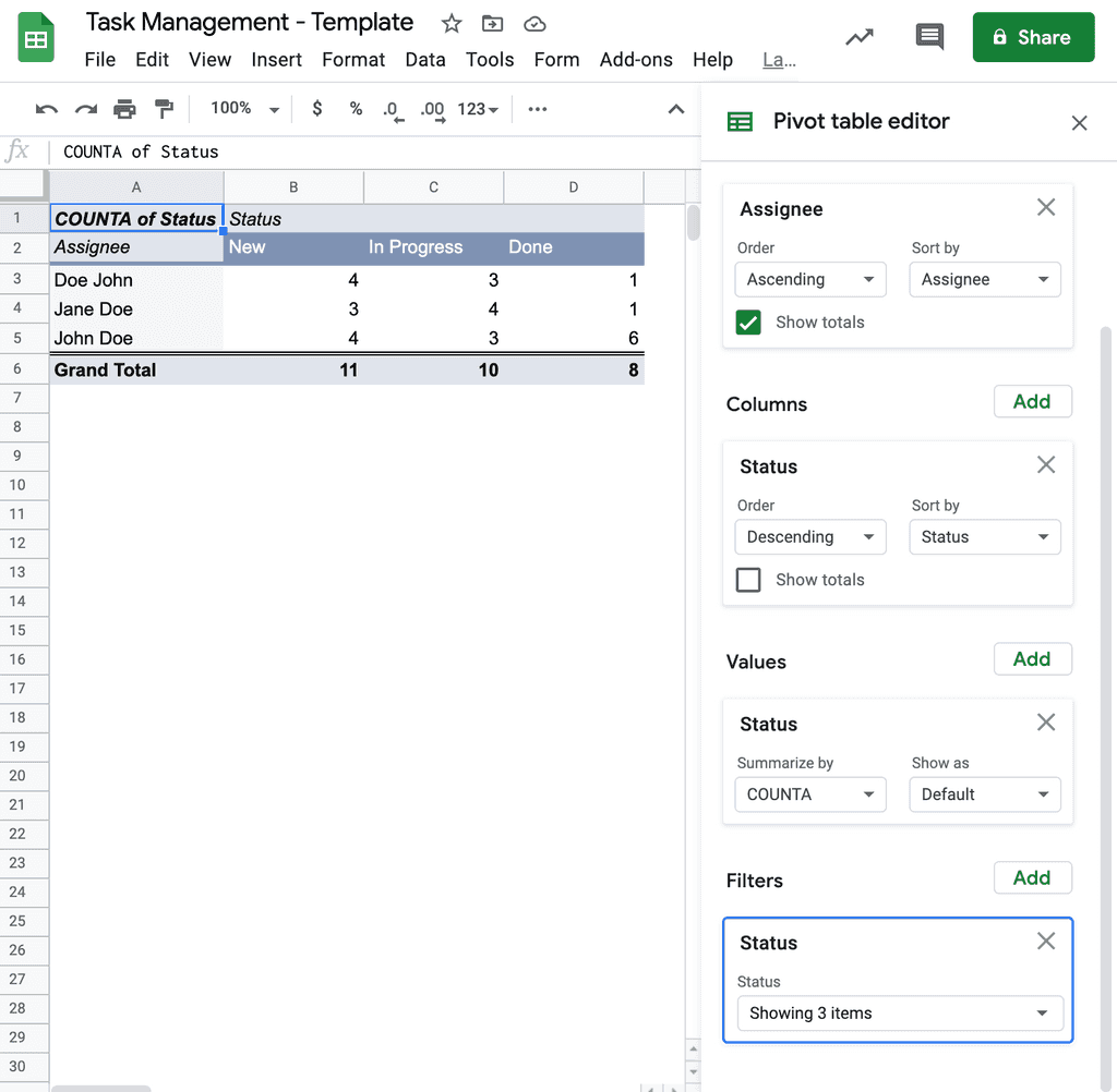 A Guide to Basic Task Management with Google Sheets | Blog